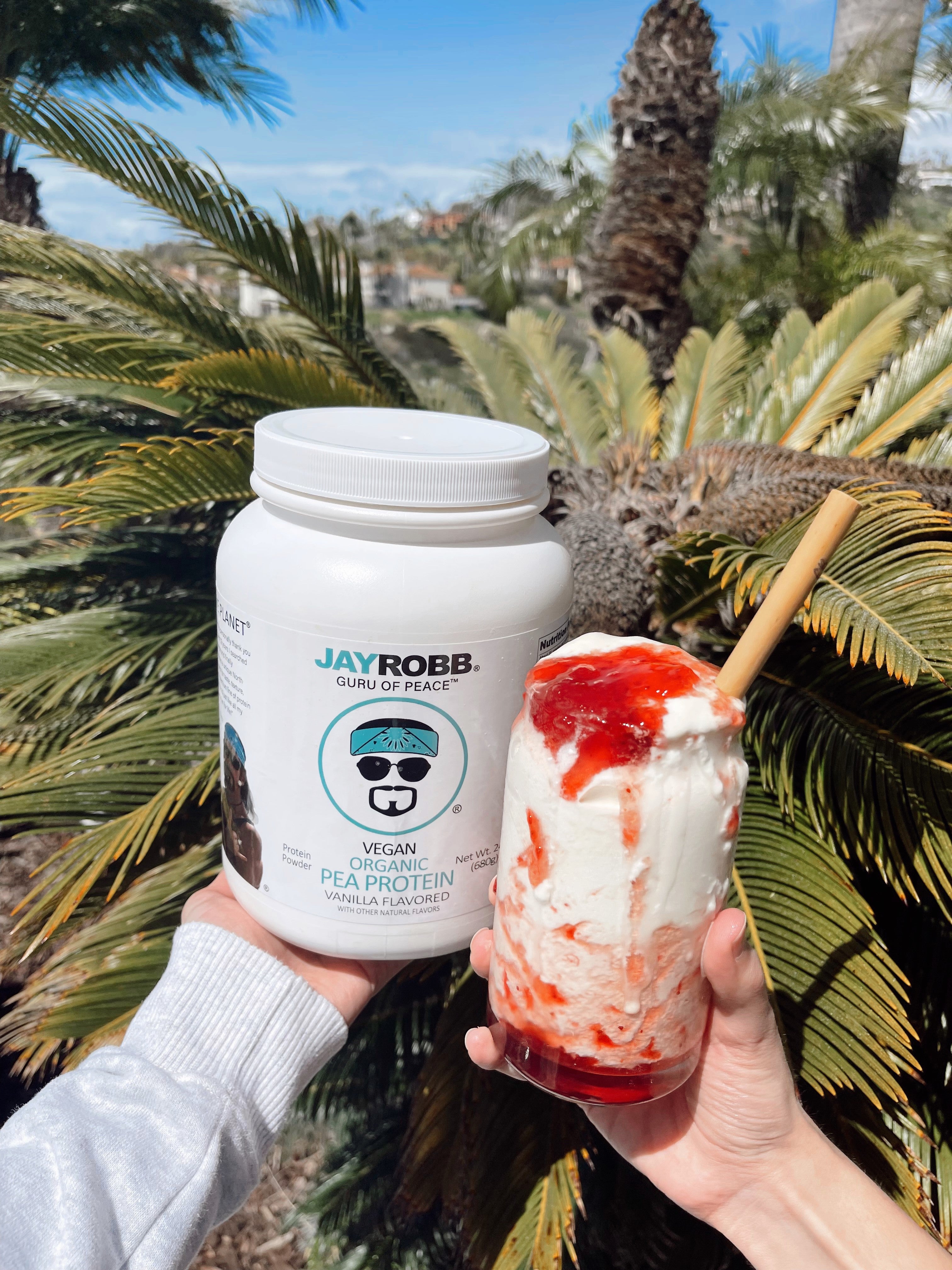 Strawberry-Pomegranate Yogurt Smoothie - Jay Robb Protein